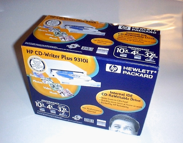 HP CD-Writer Plus 9310i - 10X CDRW Shootout: Sony Spressa Vs. HP 9310i ...