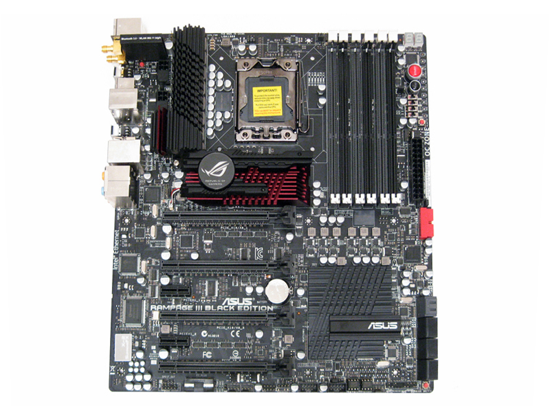 Closer Look: ASUS Rampage II Black Edition - ASUS Rampage III Black ...