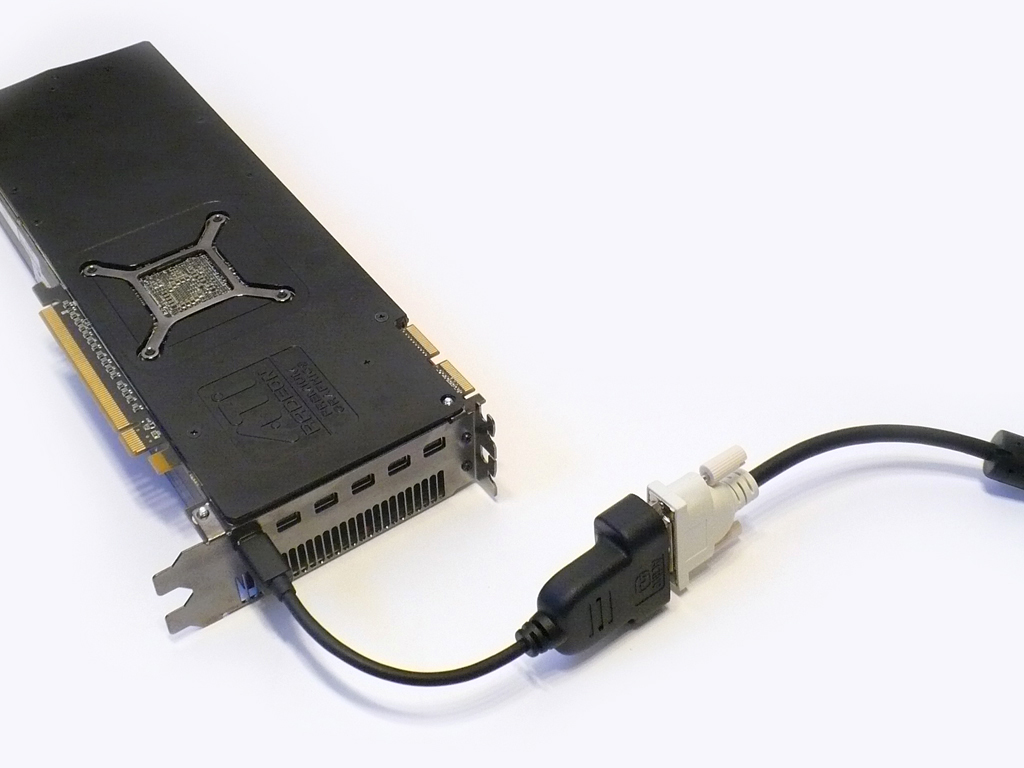 Closer Look - ATI Eyefinity Active DP Adapter Review - Page 2