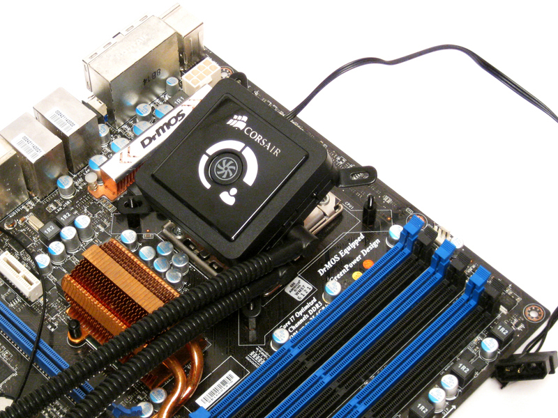 Closer Look: Installation - Corsair Hydro H100 Liquid CPU Cooler Review ...