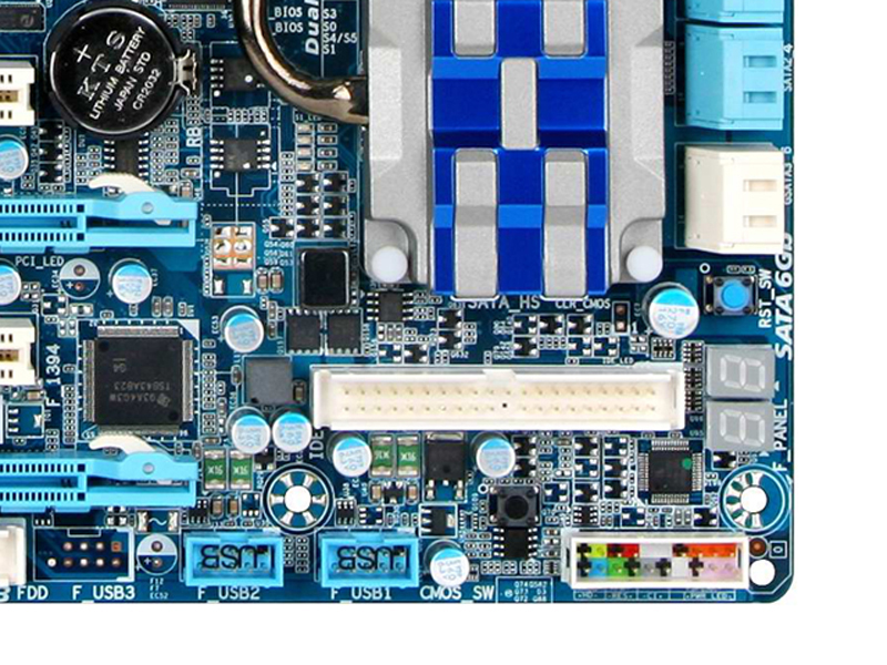 Closer Look: Gigabyte GA-P55A-UD6 - Intel LGA 1156 Motherboard 6-Way ...