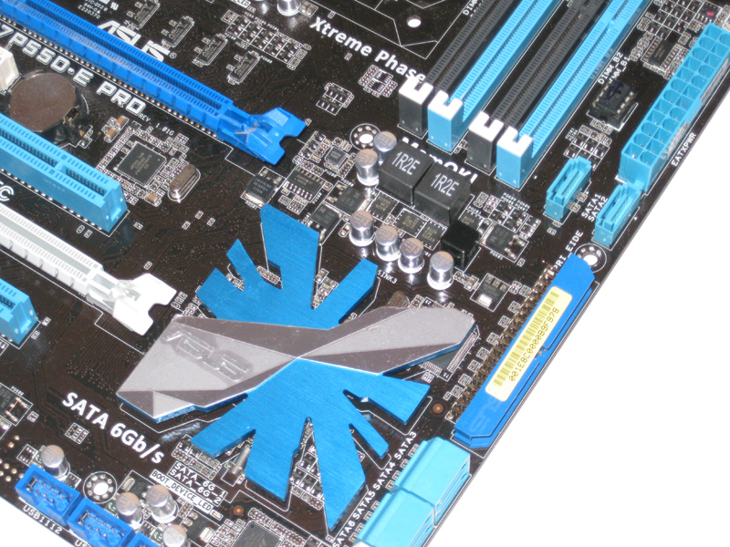 Closer Look: ASUS P7P55D-E PRO - Intel LGA 1156 Motherboard 6-Way ...