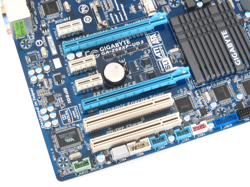 Closer Look: Gigabyte Z68XP-UD3 - Intel Sandy Bridge 4-Way Motherboard ...