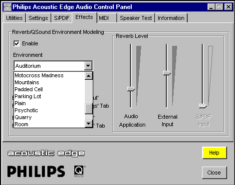 QMSS in Music & Other Enhancements - Philips Acoustic Edge PSC 706 ...