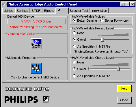 QMSS in Music & Other Enhancements - Philips Acoustic Edge PSC 706 ...