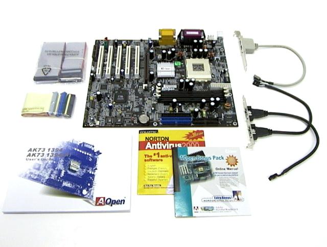 Box Contents & Layout - AOpen AK73 - 1394 Socket A Motherboard Review ...