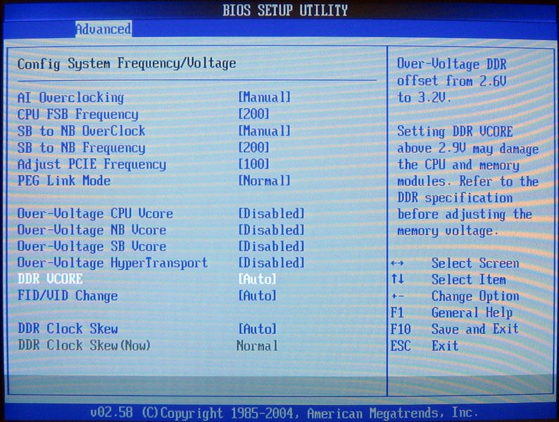 The BIOS - ASUS A8N32-SLI Deluxe - Page 4