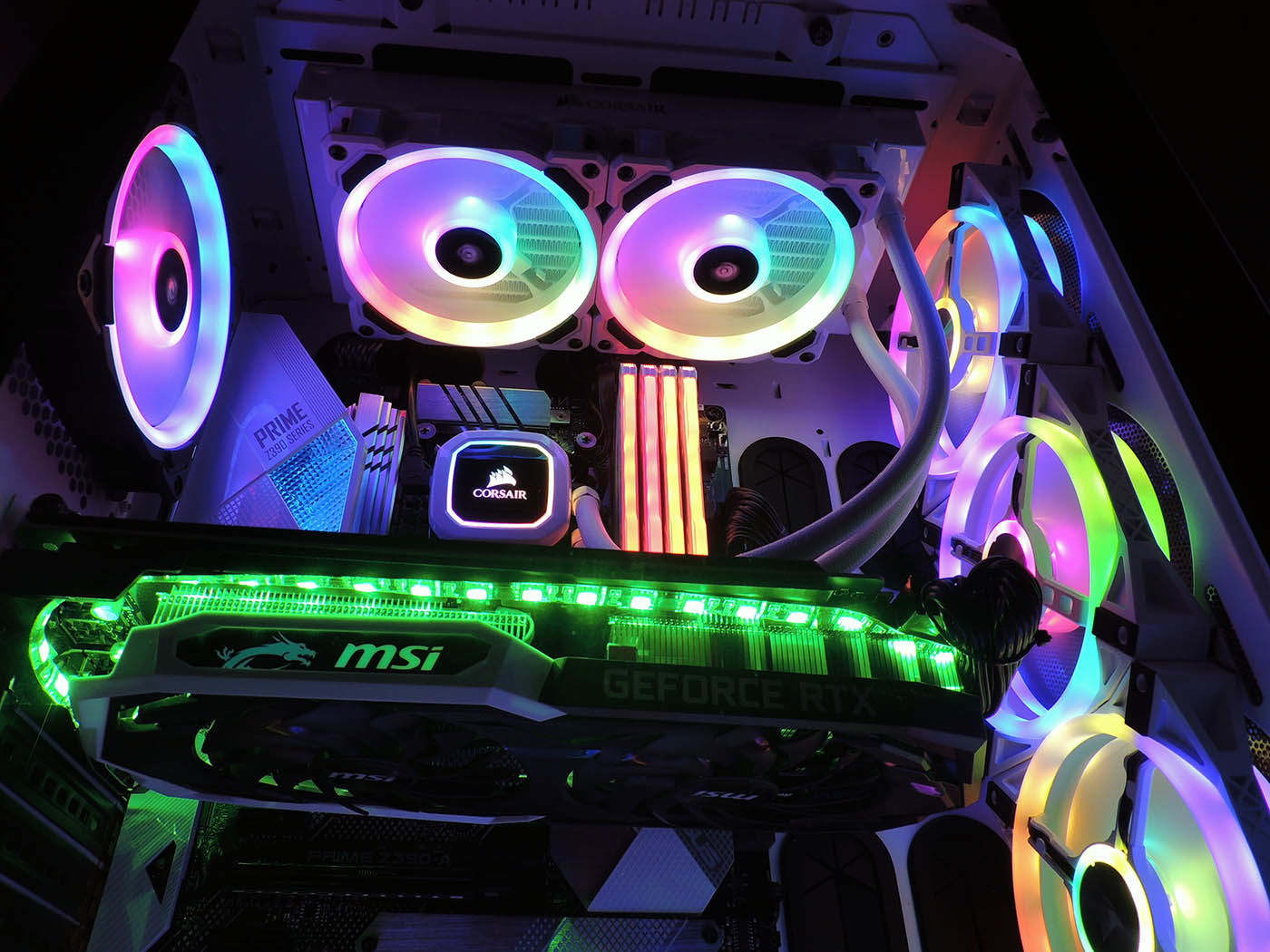 The Finished Build Black And White RGB Gaming PC Build Page 6