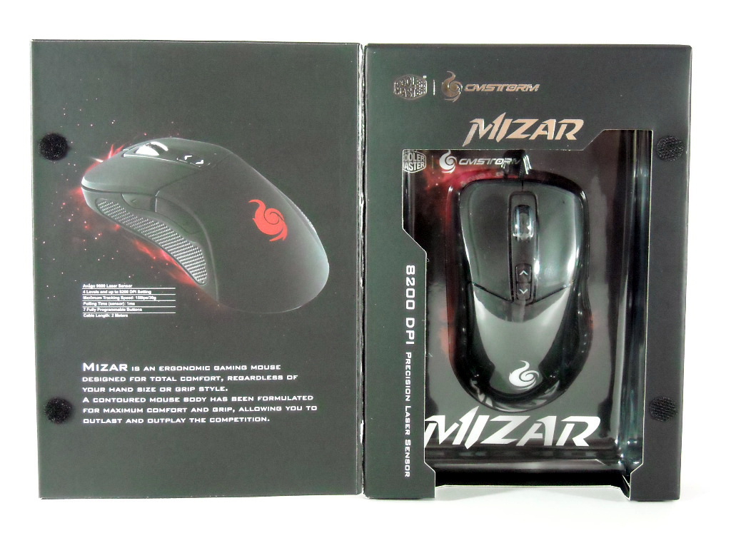 Cooler Master Mizar Mouse: Packaging & Accessories - CM Storm Mizar ...