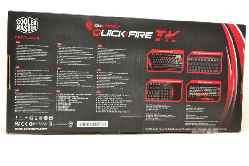 CM Storm QuickFire TK: Packaging and Accessories - CM Storm QuickFire ...