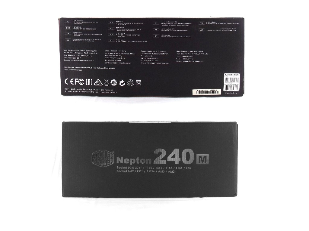 Nepton 240M AIO Liquid Cooler: Packaging and Accessories - Cooler ...