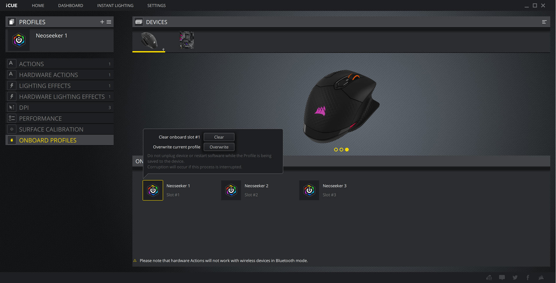 Corsair Dark Core RGB Pro Wireless Gaming Mouse Review - Corsair Dark ...