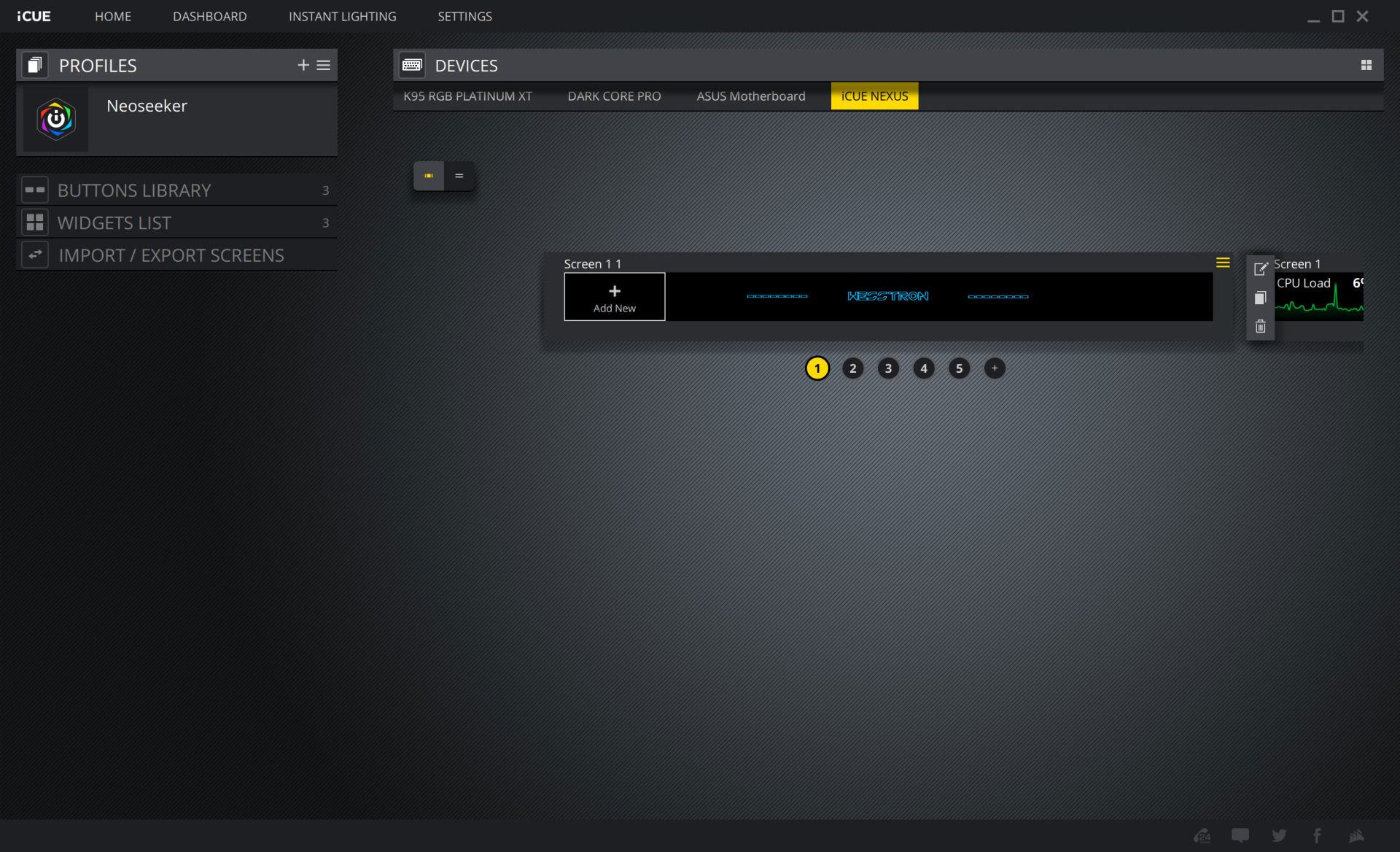 CORSAIR iCUE NEXUS Companion Touch Screen Review - CORSAIR iCUE NEXUS ...