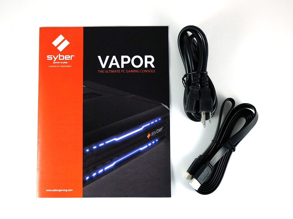 Packaging & Accessories - CyberPowerPC Syber Vapor I Review - Page 2