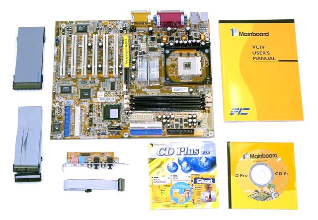 FIC VC19 Socket 478 Motherboard Review - Intro, Specs & Box Contents