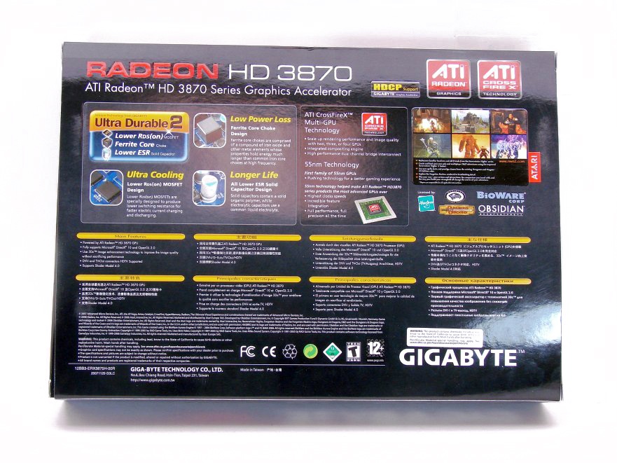 Box and Bundle - Gigabyte Radeon HD 3870 versus the 9600GT - Page 4