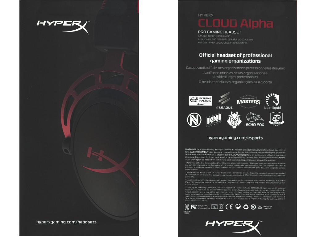 HyperX Cloud Alpha Pro Gaming Headset Review - Introduction / Packaging / Closer Look