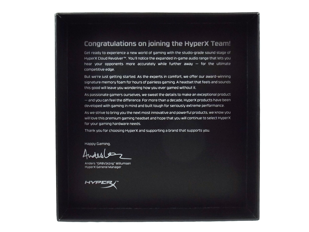 HyperX Cloud Revolver Gaming Headset Review - Introduction & Packaging
