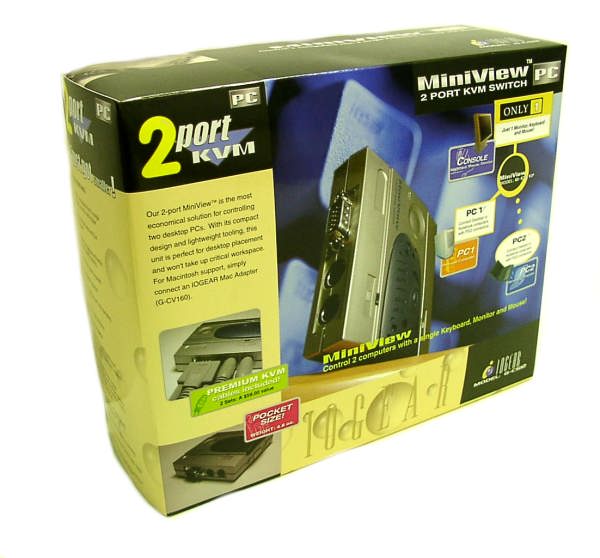 IOGEAR MiniView PC 2-port KVM Switch Review - Introduction, Specs/Features