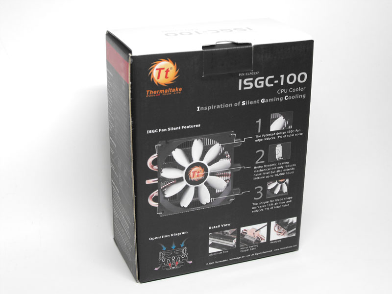 Closer Look - Thermaltake ISGC-100 CPU Cooler Review - Page 2