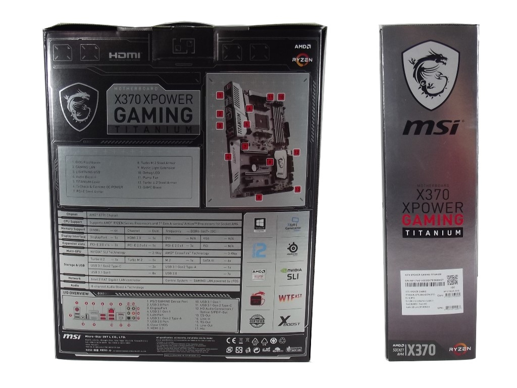 MSI X370 XPower Titanium Motherboard Review - Introduction & Packaging