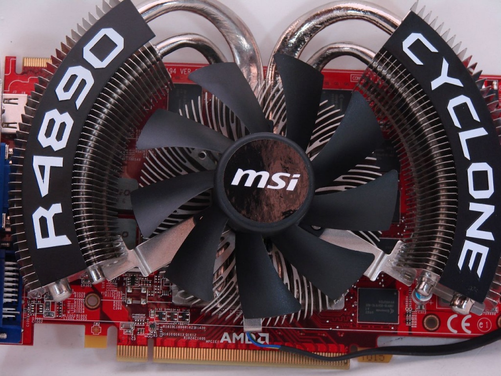 Impressions & Specifications: R4890 Cyclone - MSI R4890 Cyclone OC ...