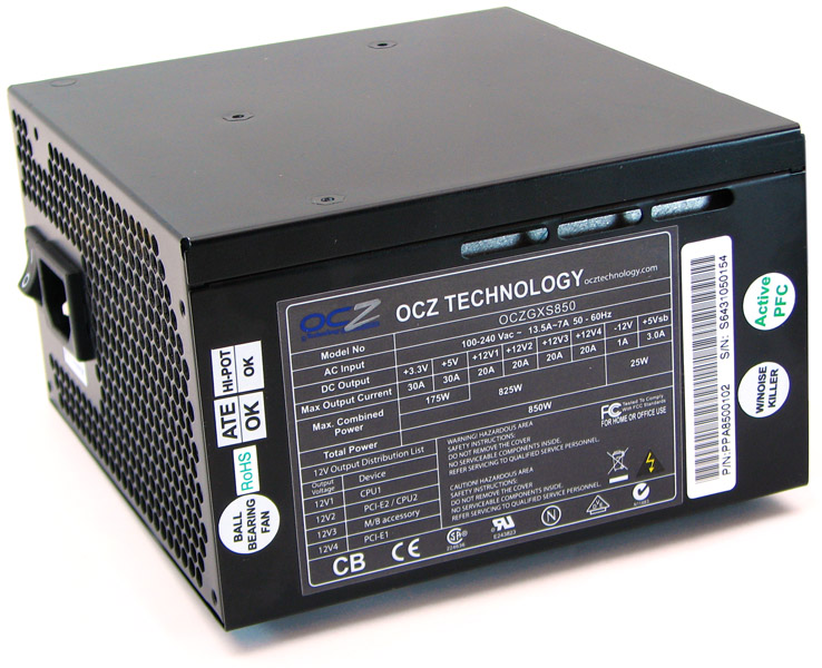 First Impressons - OCZ GameXStream 850W PSU - Page 2