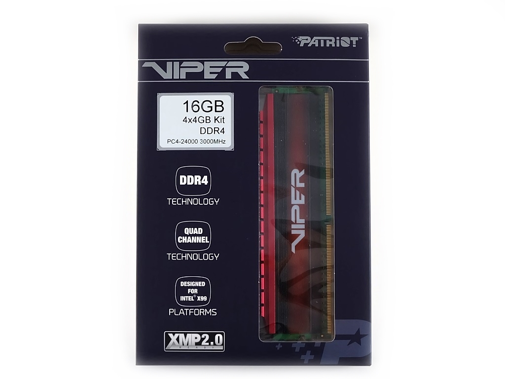 Patriot Viper 4 16GB DDR4 3000MHz: Packaging & Closer Look - Patriot ...