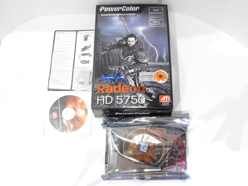 Box, bundle and overclocking - PowerColor HD 5750 Review - Page 3