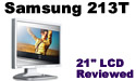 Samsung 213T 21" LCD Review - Introduction