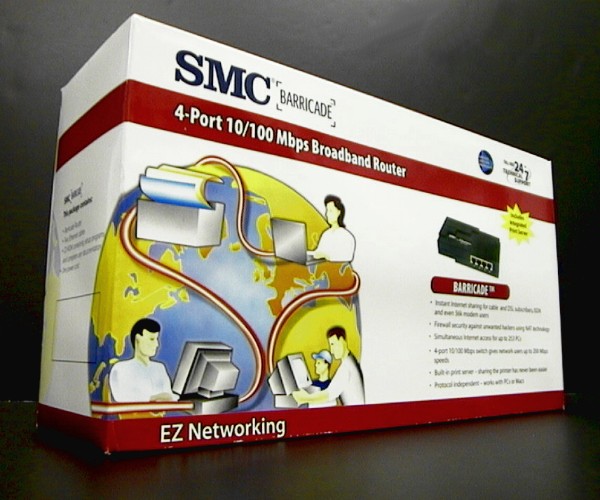 SMC Barricade 4-Port Internet Router Review - Intro & Features of the ...