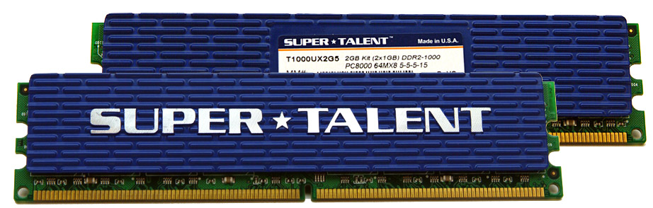 Supertalent T1000UX2G5 - PC2-8000 Review - Introduction