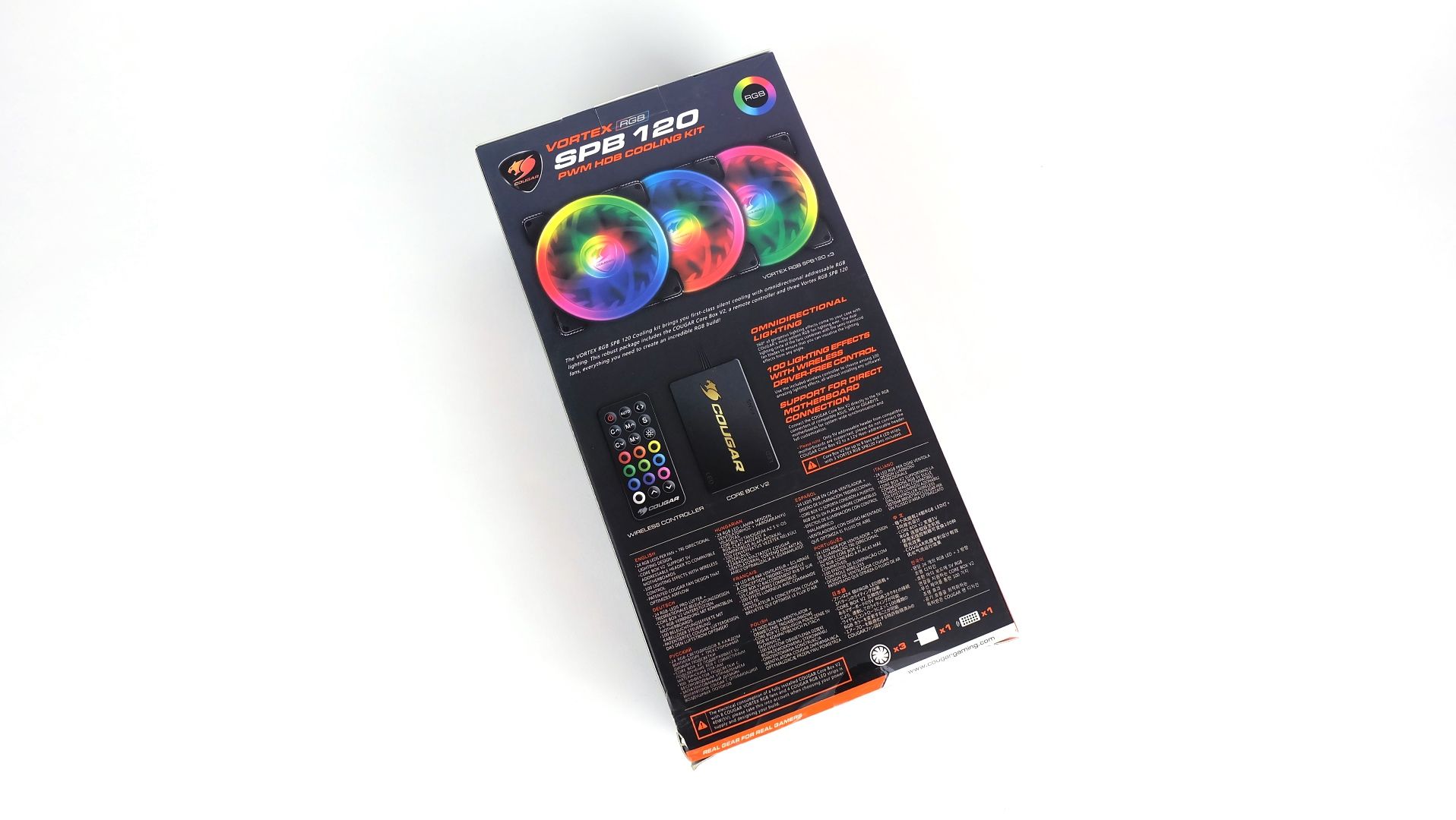 Cougar Vortex RGB SPB 120 PWM HDB Cooling Kit - The RGB Blazer Gaming ...