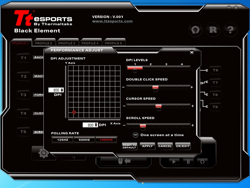 Closer Look: The Software - Tt eSports Black Element Gaming Mouse ...