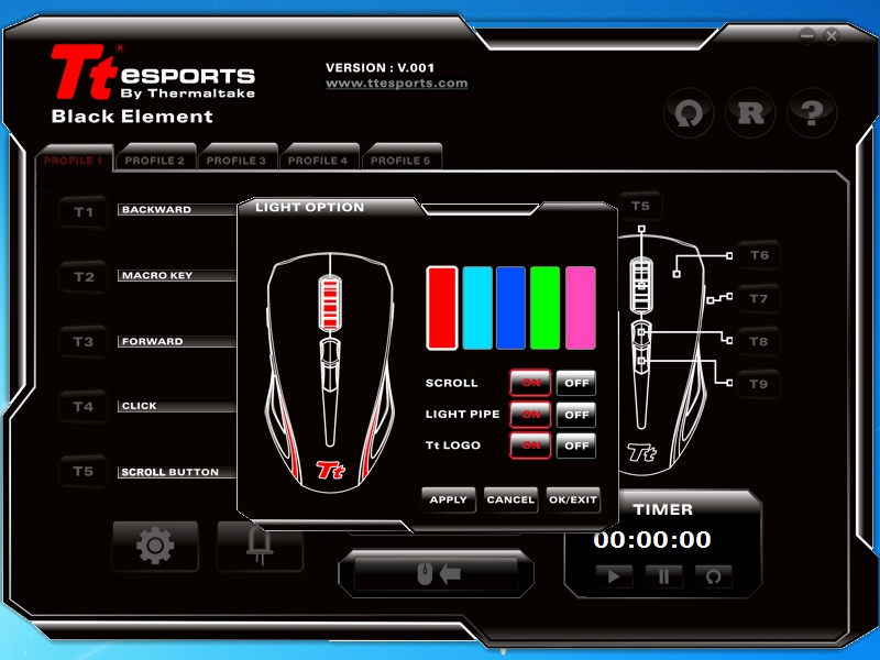 Closer Look: The Software - Tt eSports Black Element Gaming Mouse ...