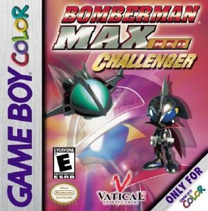 Bomberman Max Red Challenger/Blue Champion GBC Front cover