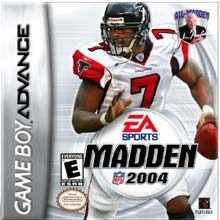 Madden NFL 2004 GBA Front cover