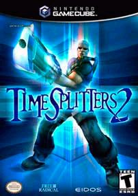 TimeSplitters 2 PS2 Front cover