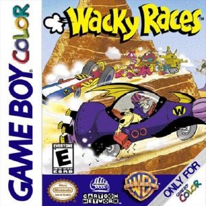 Wacky Races GBC Front cover