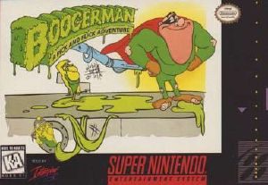 Boogerman SNES Front cover