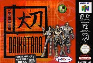 Daikatana 64 N64 Front cover