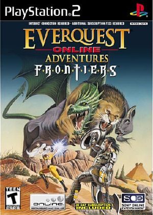 EverQuest Online Adventures: Frontiers PS2 Front cover
