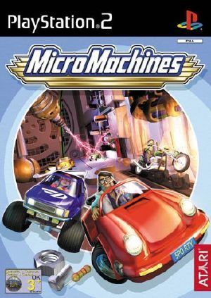 Micro Machines PS2 Front cover
