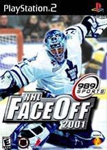 NHL FaceOff 2001 PS2 Front cover