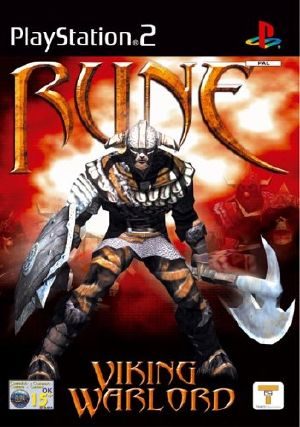 Rune: Viking Warlords PS2 Front cover