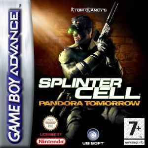 Tom Clancy's Splinter Cell: Pandora Tomorrow GBA Front cover