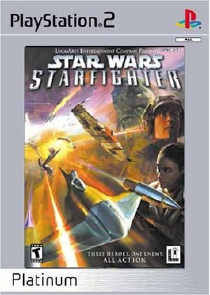 Star Wars: Starfighter PS2 Front cover