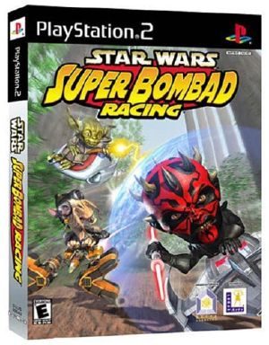 Star Wars Super Bombad Racing PS2 Front cover