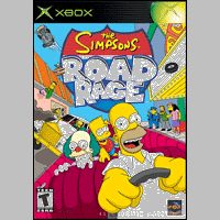 The Simpsons Road Rage Xbox Front cover