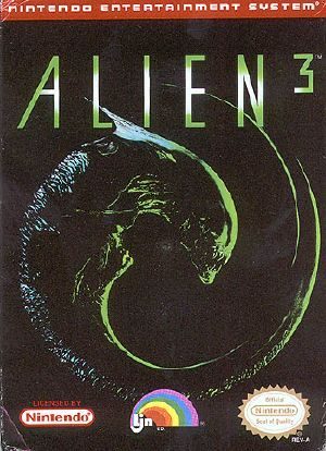 Alien 3 NES Front cover